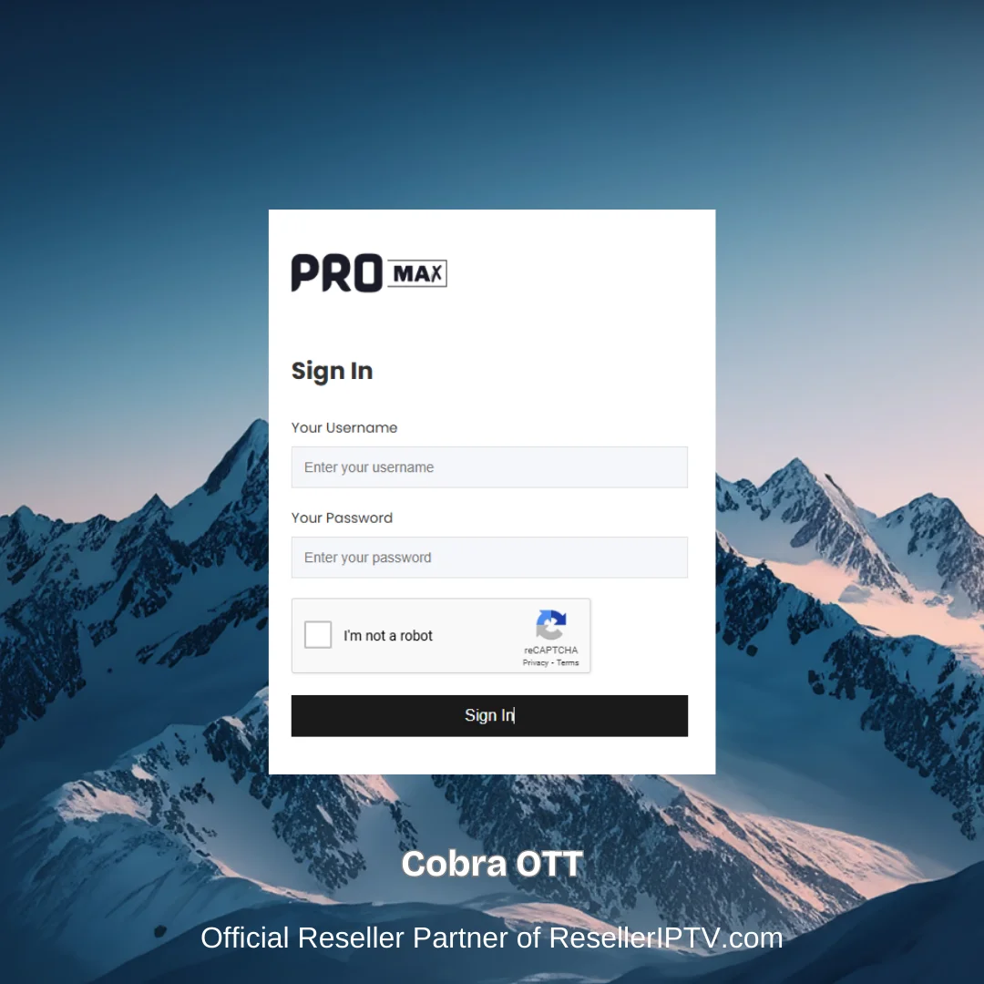 Reseller IPTV Platform | Grow Your IPTV Business