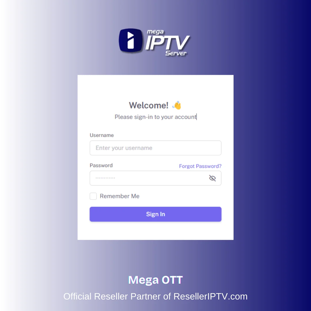 Reseller IPTV Platform | Grow Your IPTV Business